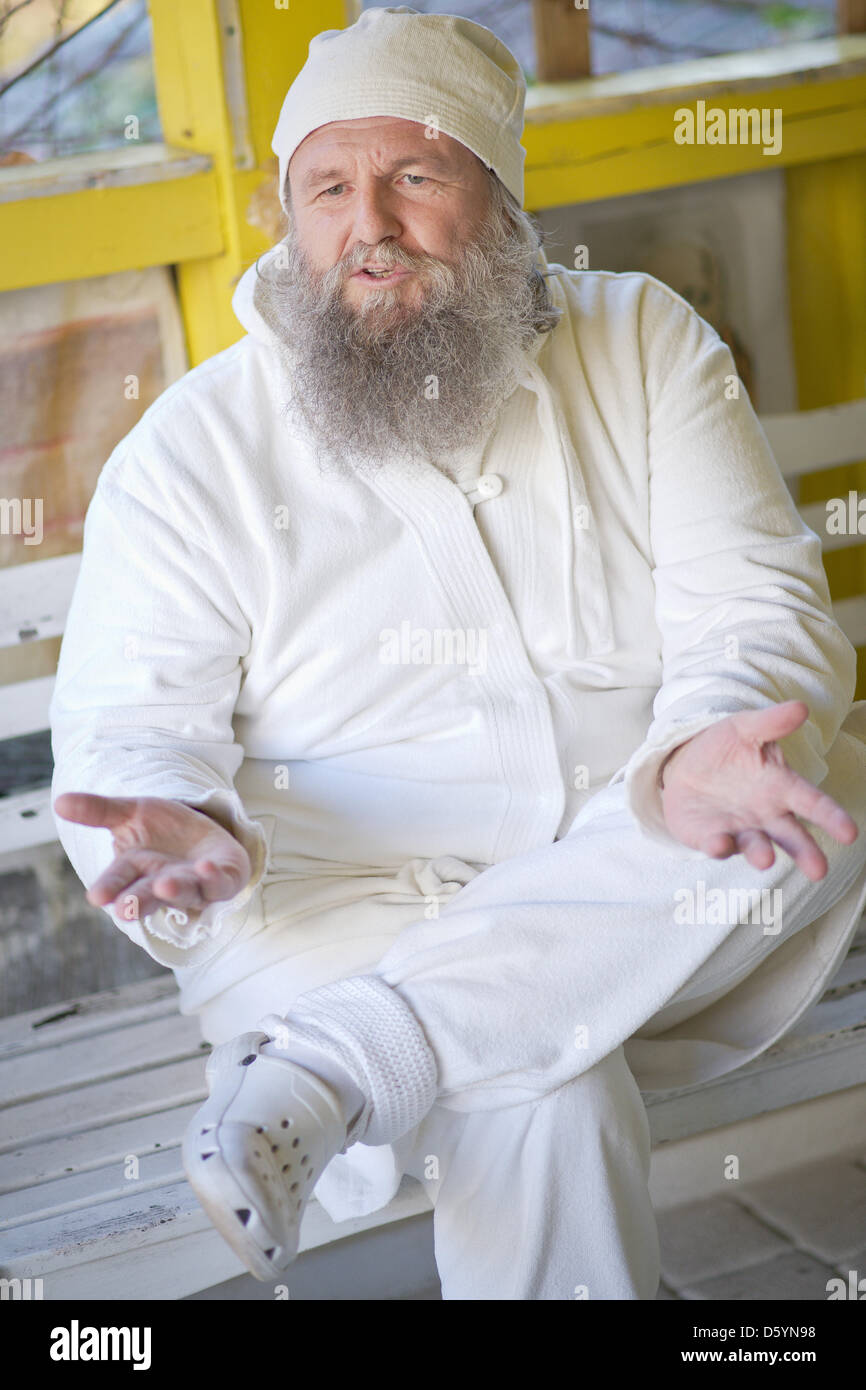 Group photo with the guru hi-res stock photography and images - Alamy