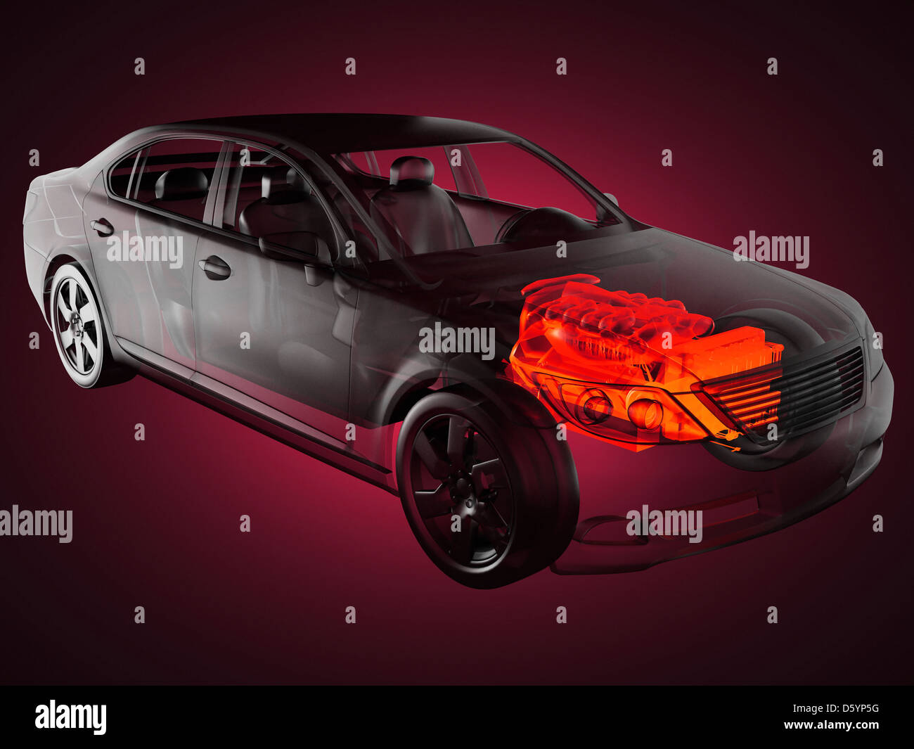 transparent car concept Stock Photo - Alamy