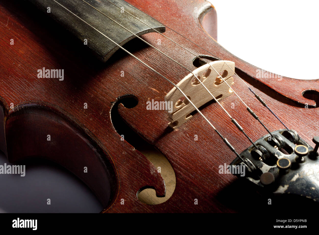 extremely old scratched violin Stock Photo - Alamy