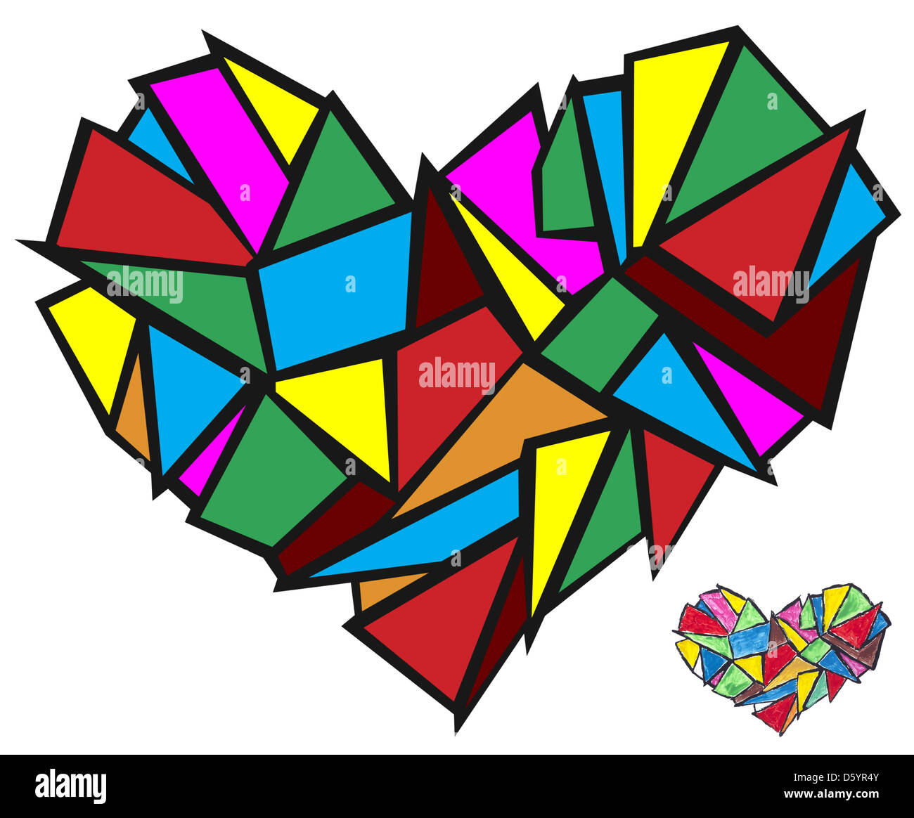 broken heart abstract concept Stock Photo - Alamy