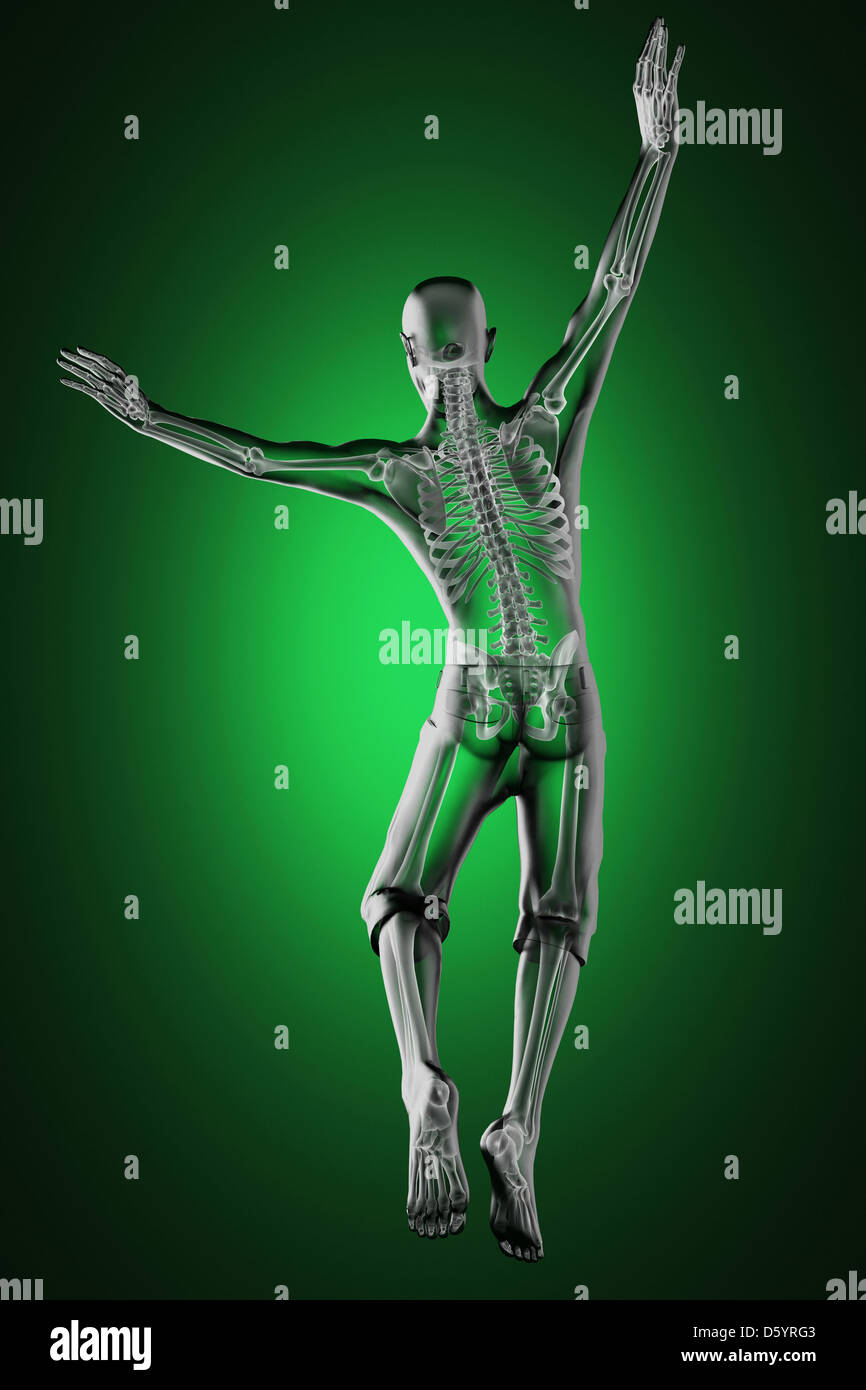 jump man radiography Stock Photo - Alamy