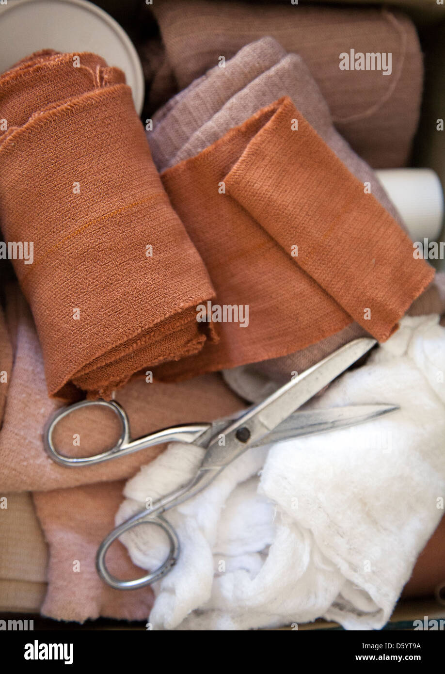 Old Bandages Kit Stock Photo - Alamy