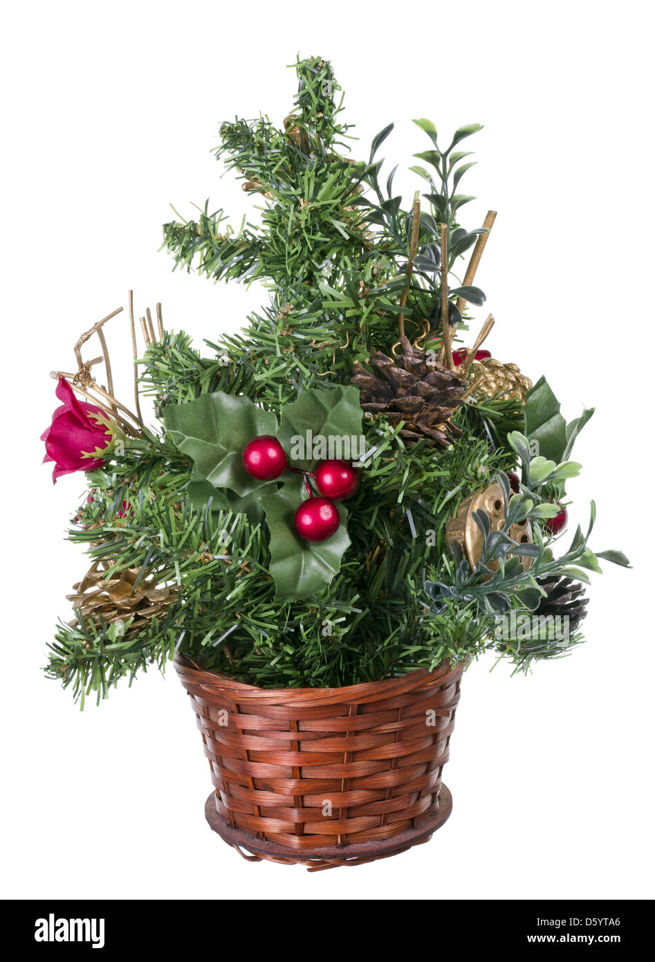 plastic decorative Christmas tree Stock Photo - Alamy