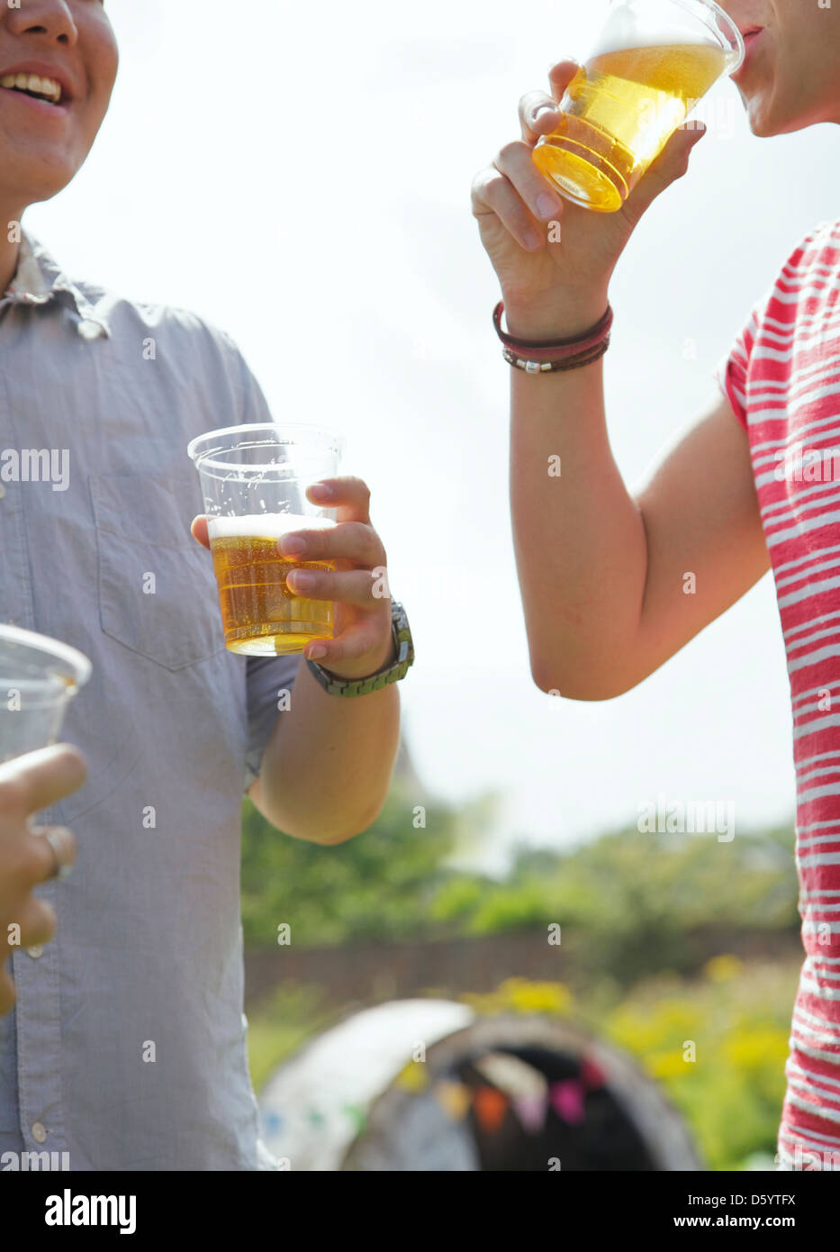 Teenage Boys Drinking Beer Stock Photo - Alamy