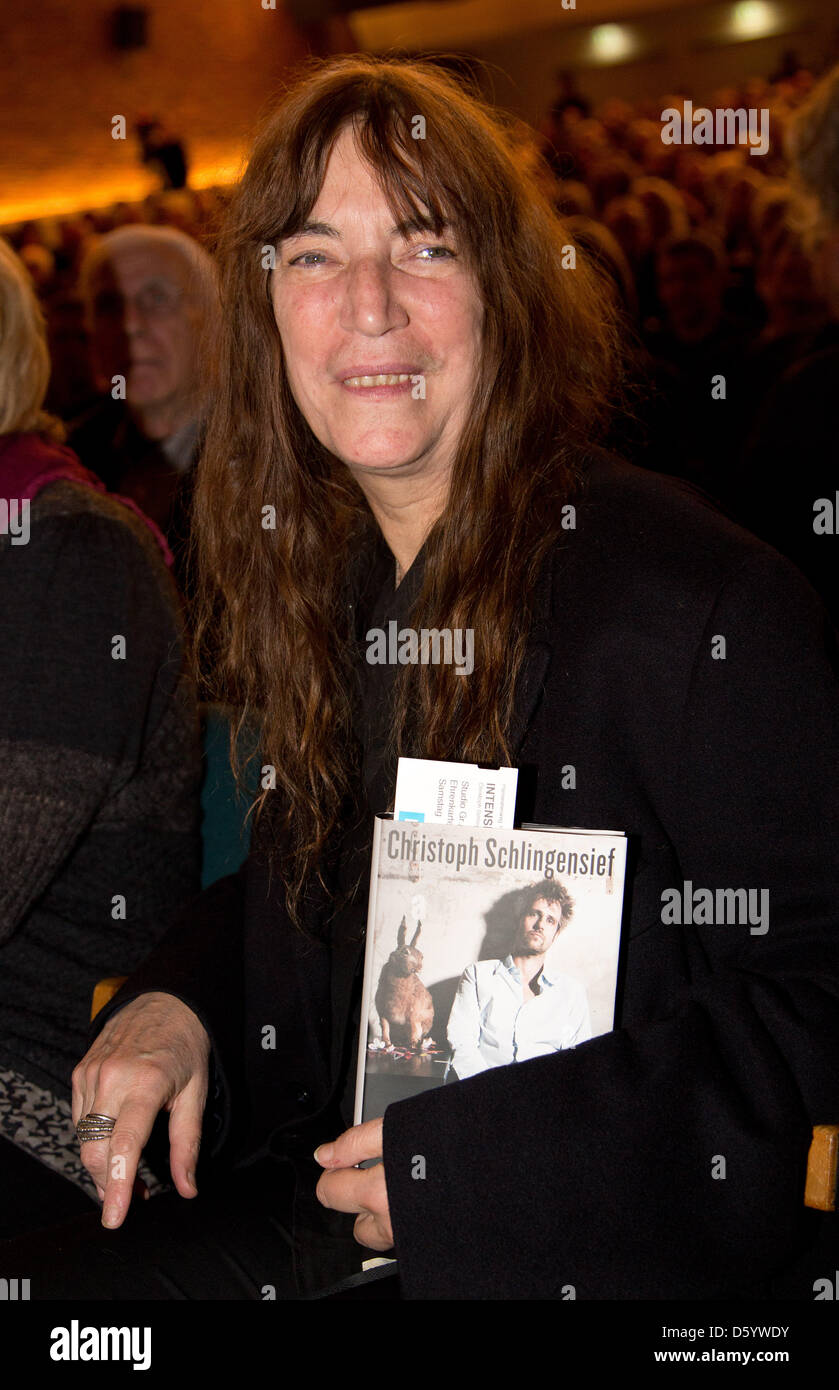 US singer Patti Smith attends the opening ceremony of the Christoph ...