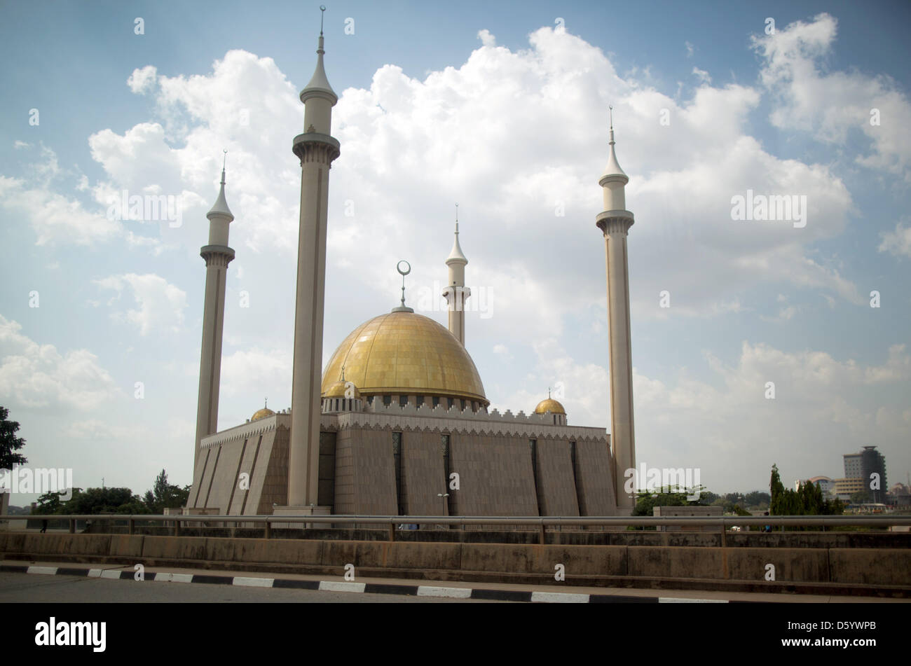 A view of the central national mosque in Abuja, Nigeria, 2 November ...
