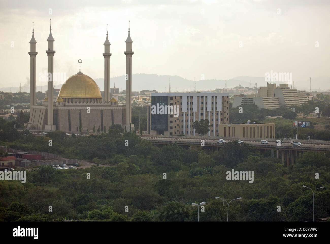 A view of the central national mosque in Abuja, Nigeria, 2 November ...