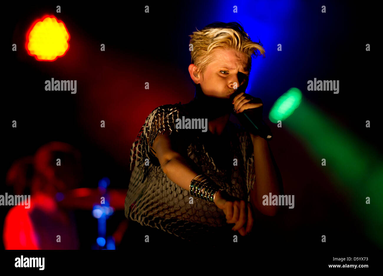 Swedish pop singer Robyn performs on stage at the C-Hall in Berlin ...