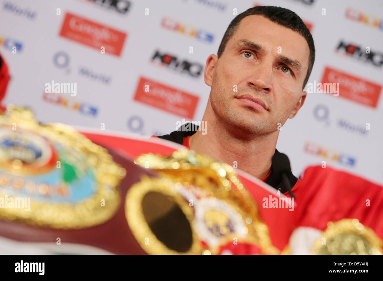 Ukrainian heavy weight boxing world champion Vladimir Klitschko poses ...