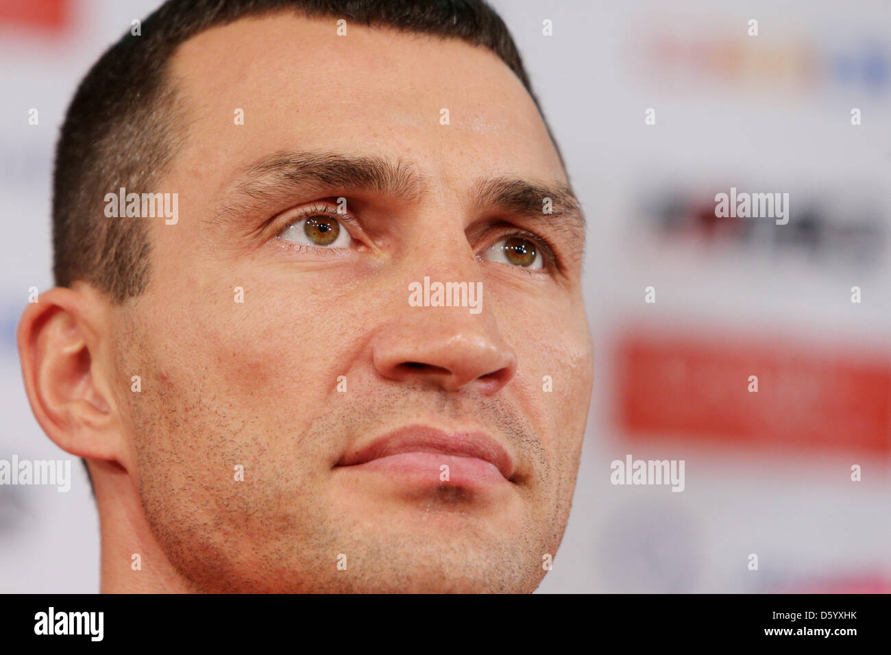 Ukrainian heavy weight boxing world champion Vladimir Klitschko speaks ...