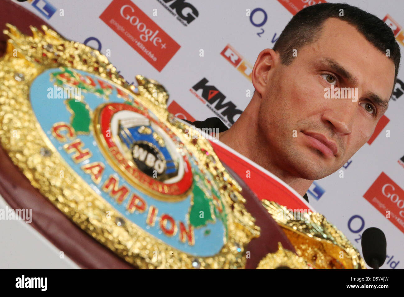 Ukrainian heavy weight boxing world champion Vladimir Klitschko poses ...