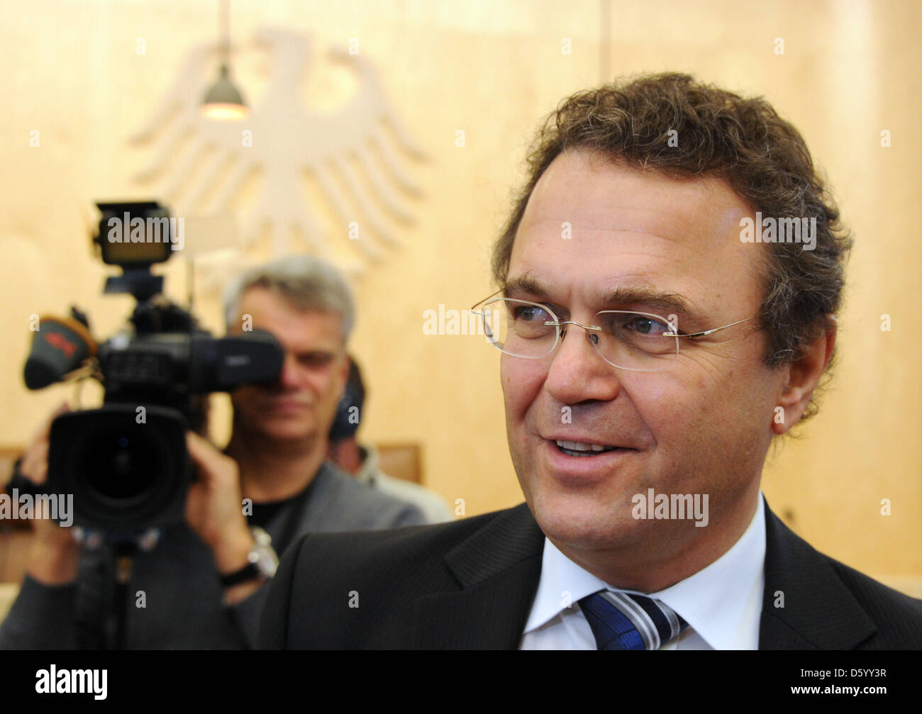German Minister of the Interior Hans-Peter Friedrich awaits the ...