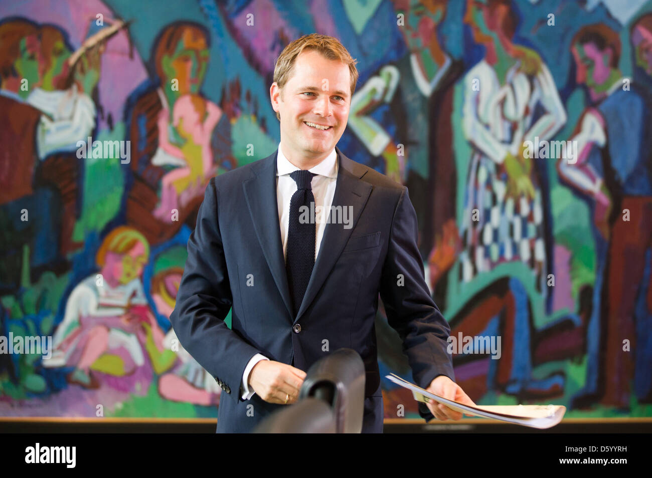 German Minister of Health Daniel Bahr arrives for the weekly cabinet ...