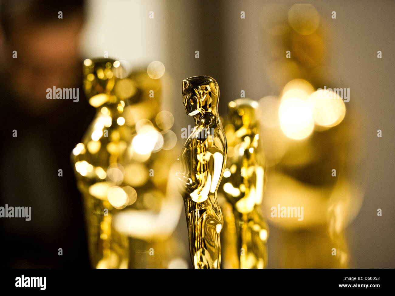 Several Oscar statues are on display at the German Movie Museum in ...