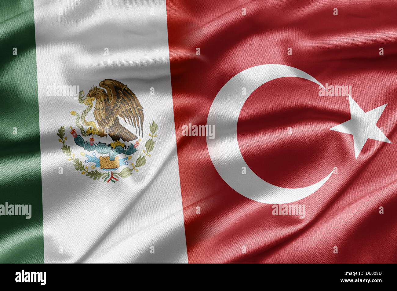 Turkey mexico flag hi-res stock photography and images - Alamy