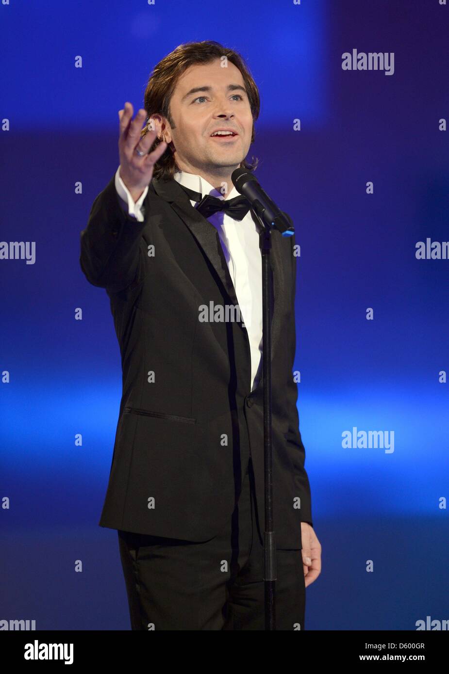 Erkan Aki, Swiss tenor with Turkish roots, performs during a recording ...