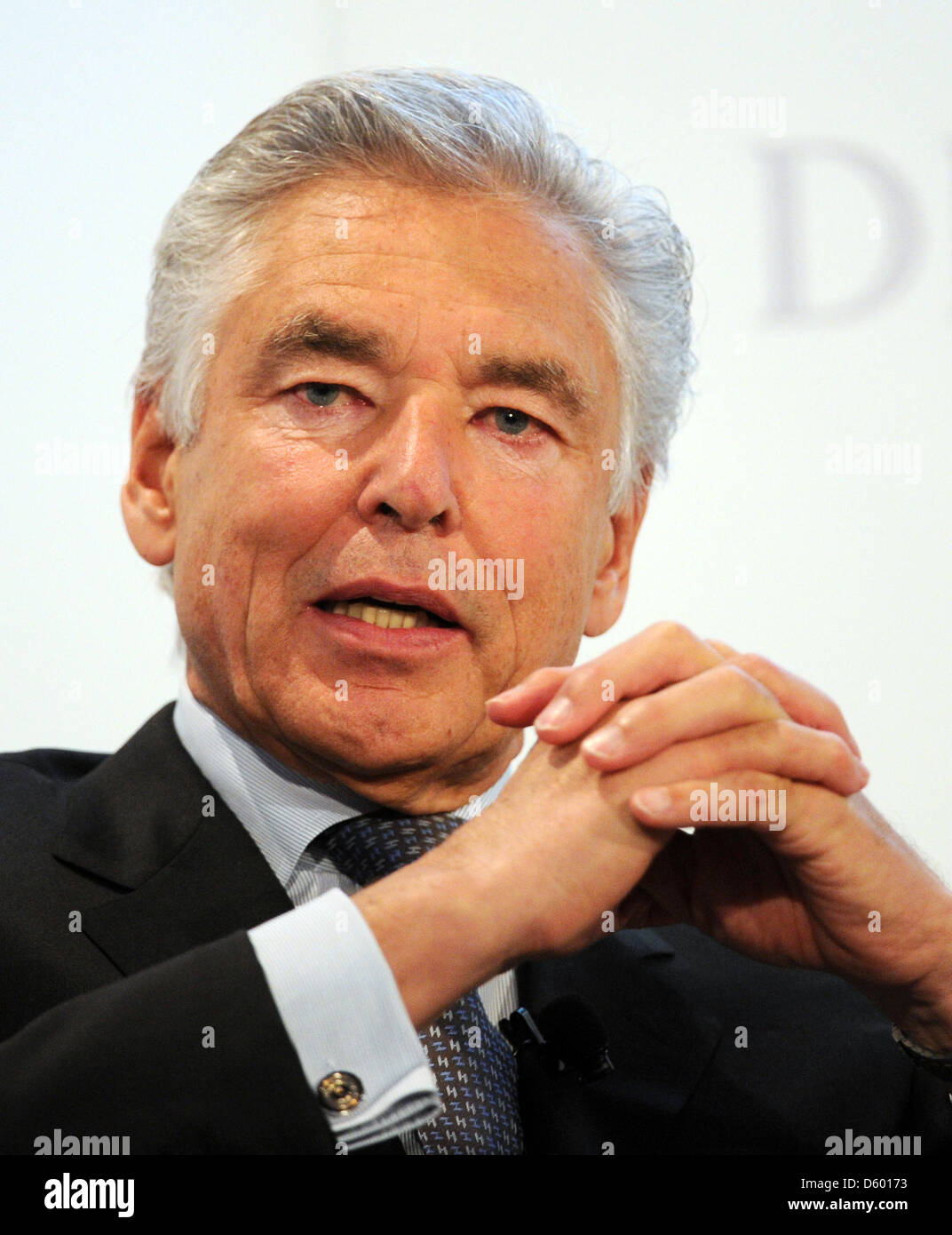 Chairman of the Nestle Group Peter Brabeck-Letmathe takes part in a ...