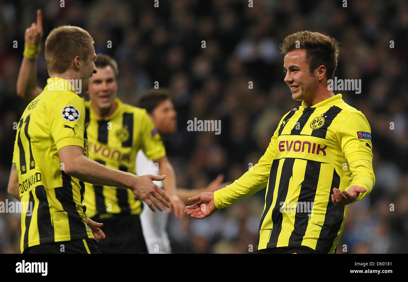 Marco Reus And Mario Gotze Celebration