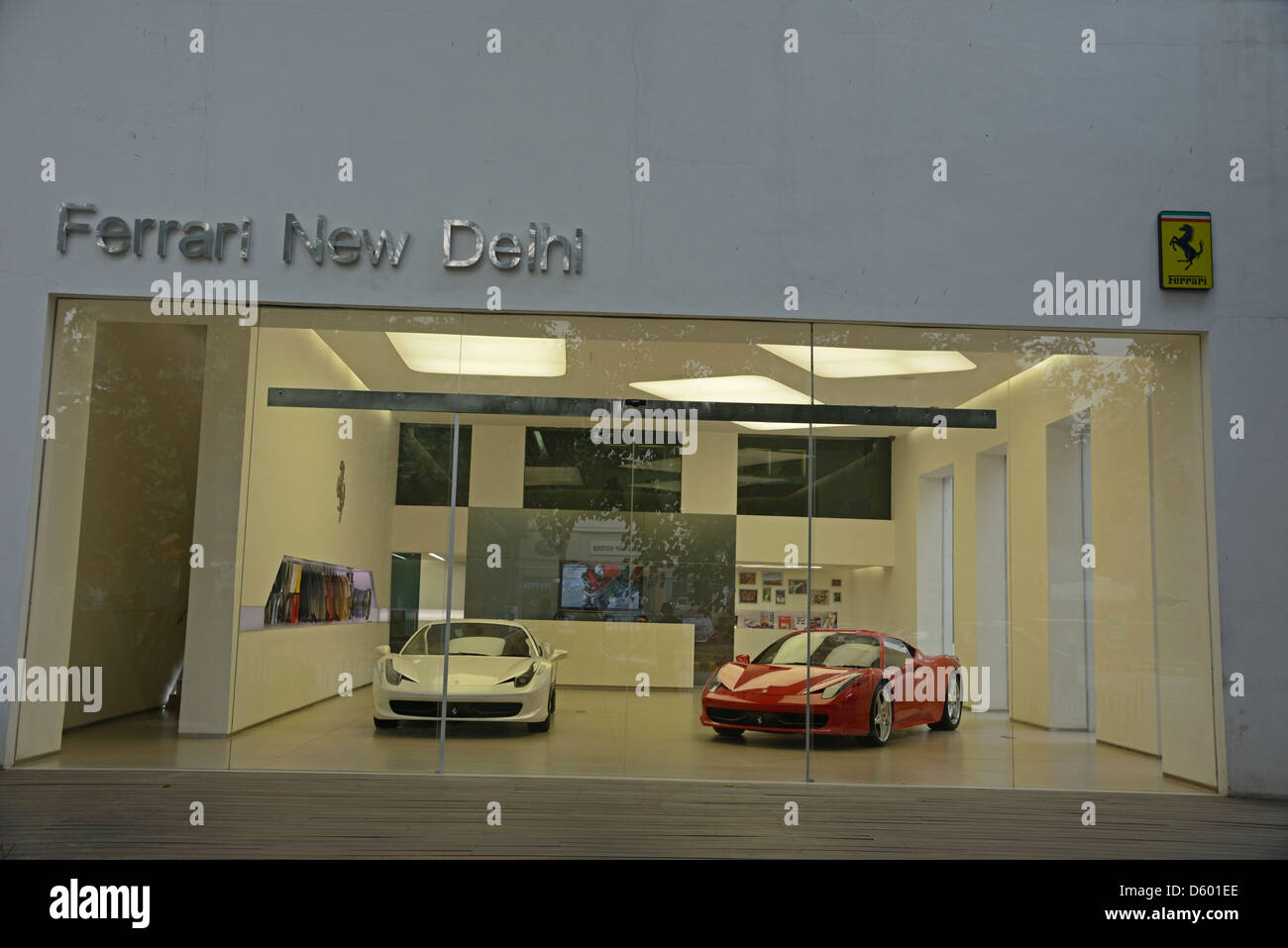 A Ferrari cars show room in New Delhi, India Stock Photo - Alamy