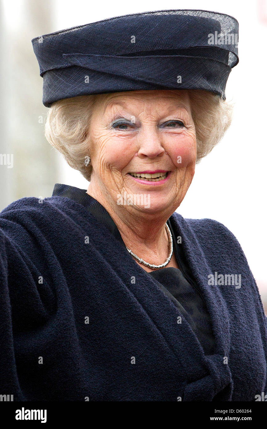 Queen Beatrix of The Netherlands during her region visit to the ...
