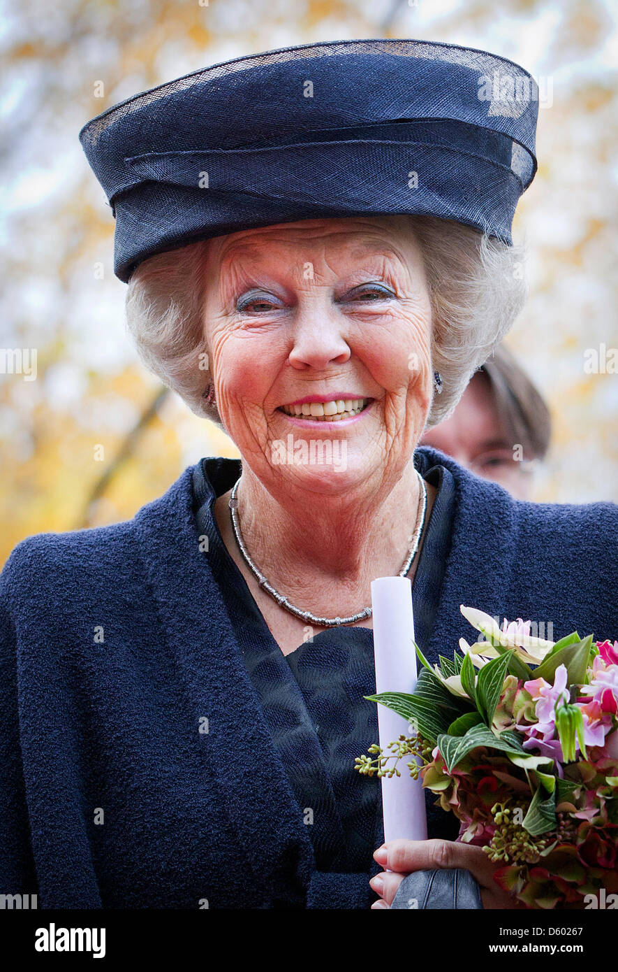 Queen Beatrix of The Netherlands during her region visit to the ...