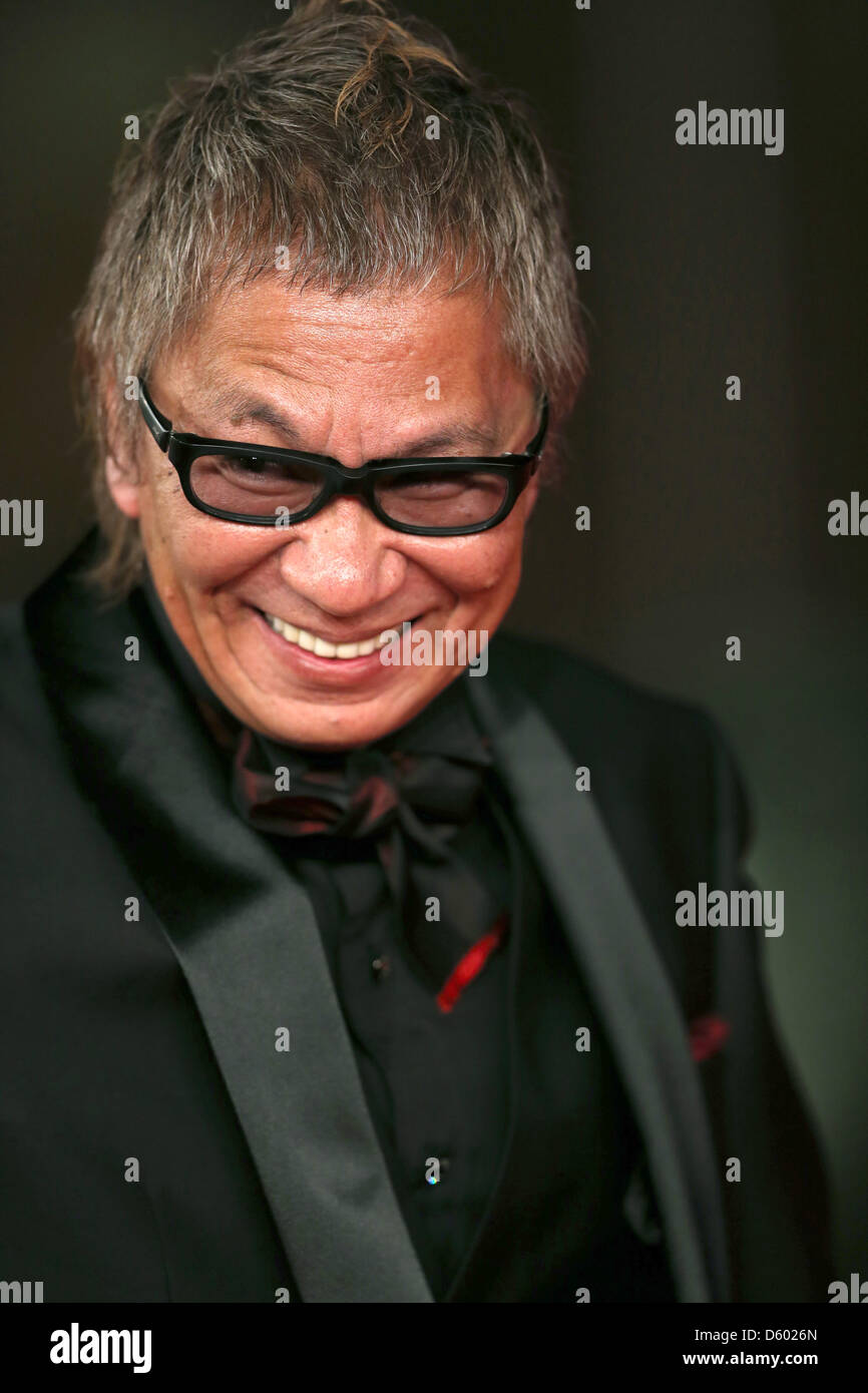 Japanese Director Takashi Miike arrives at the opening of the 7th Rome ...
