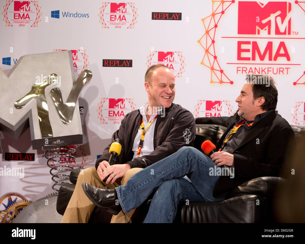 Executive Producer of the MTV EMA, Richard Godfrey (l) and Bruce ...