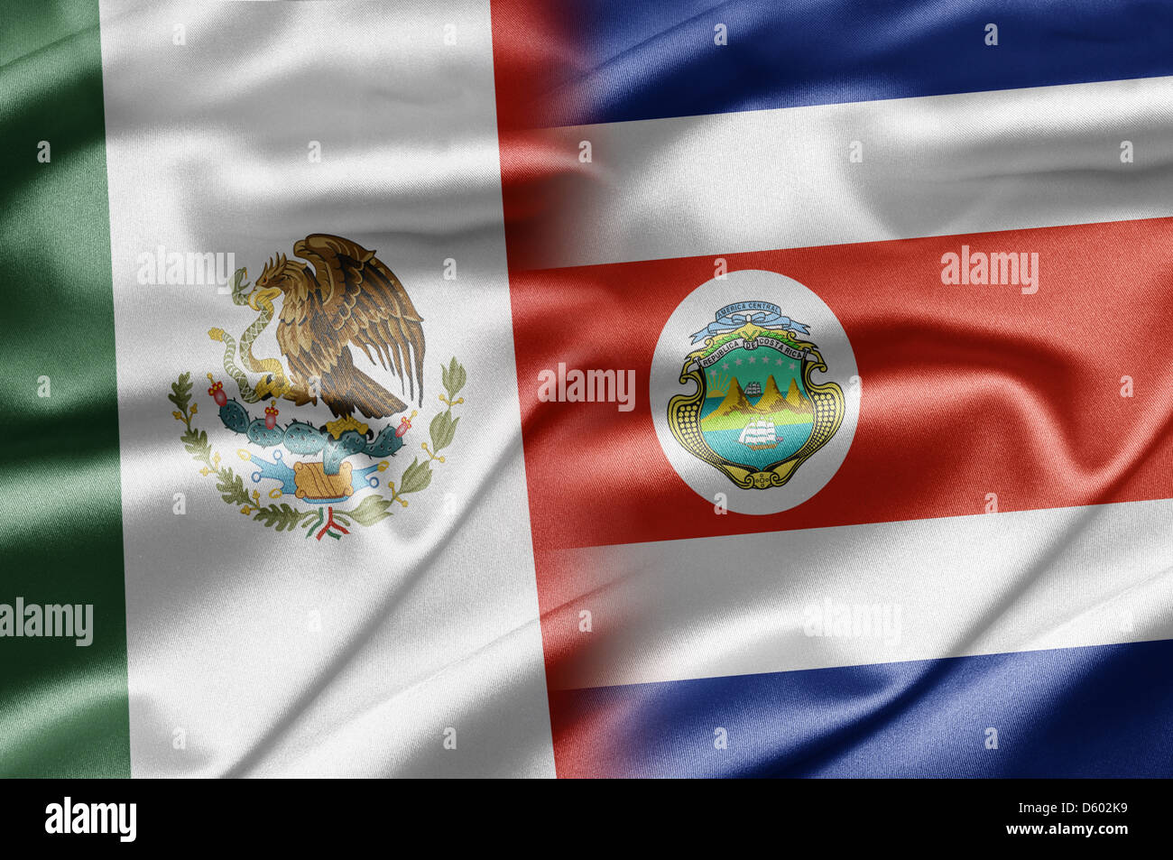 Mexico and Costa Rica Stock Photo - Alamy