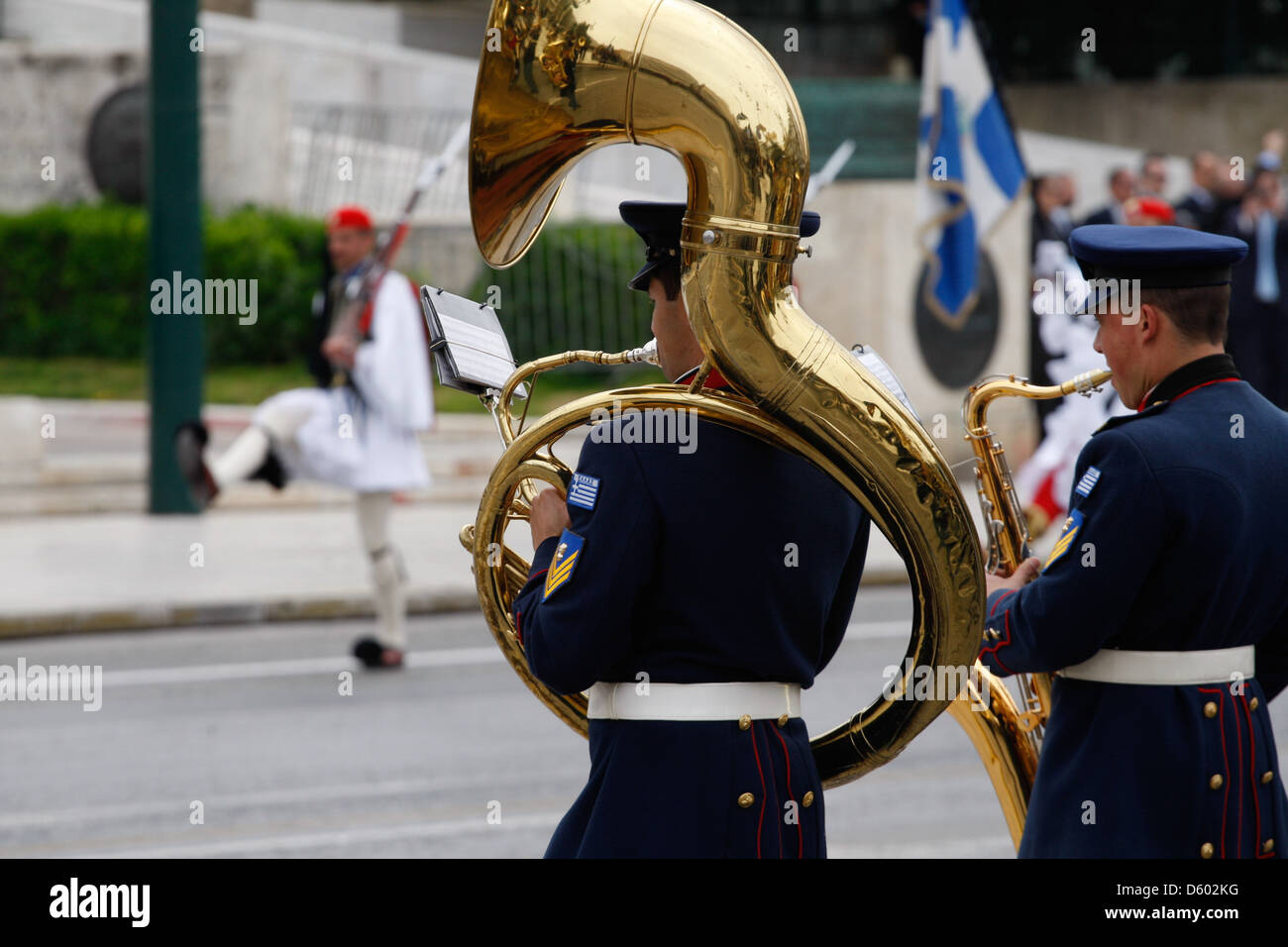 Greek army parade Stock Photo - Alamy