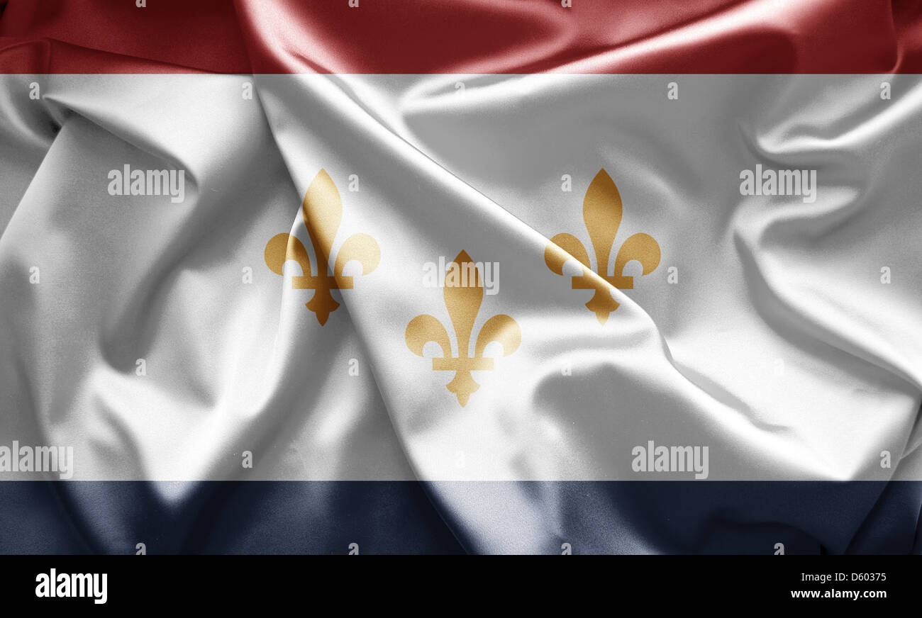 New Orleans, Louisiana flag Stock Photo - Alamy
