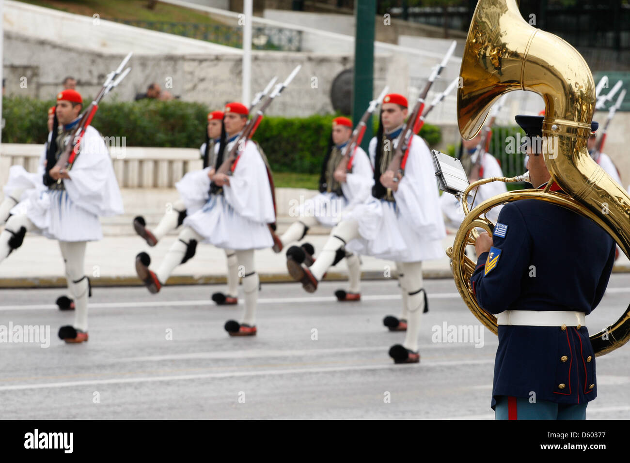 Greek army parade Stock Photo - Alamy