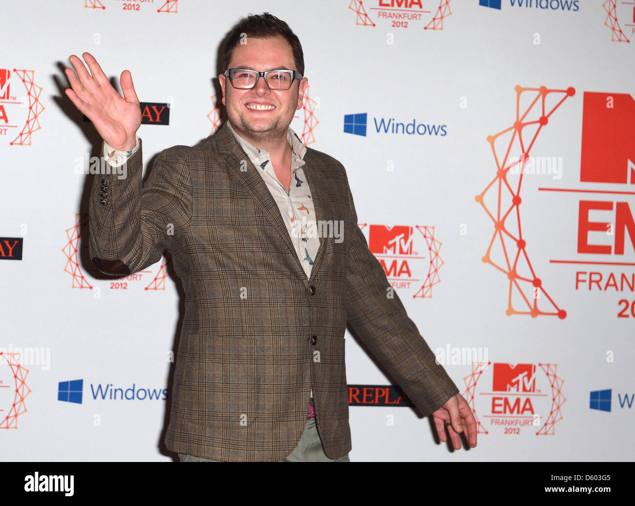 British comedian Alan Carr arrives for the MTV Europe Music Awards (EMA ...