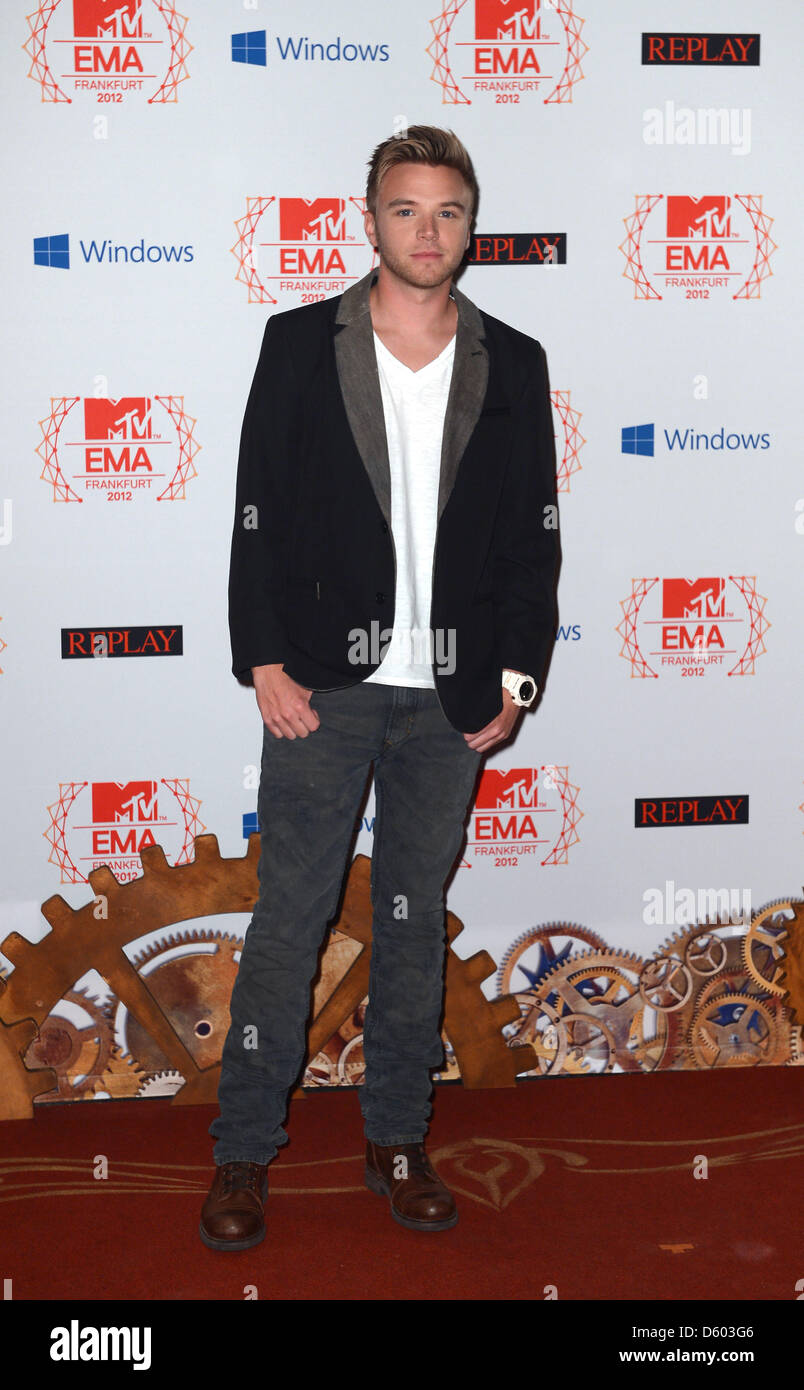 US actor Brett Davern arrives for the MTV Europe Music Awards (EMA ...