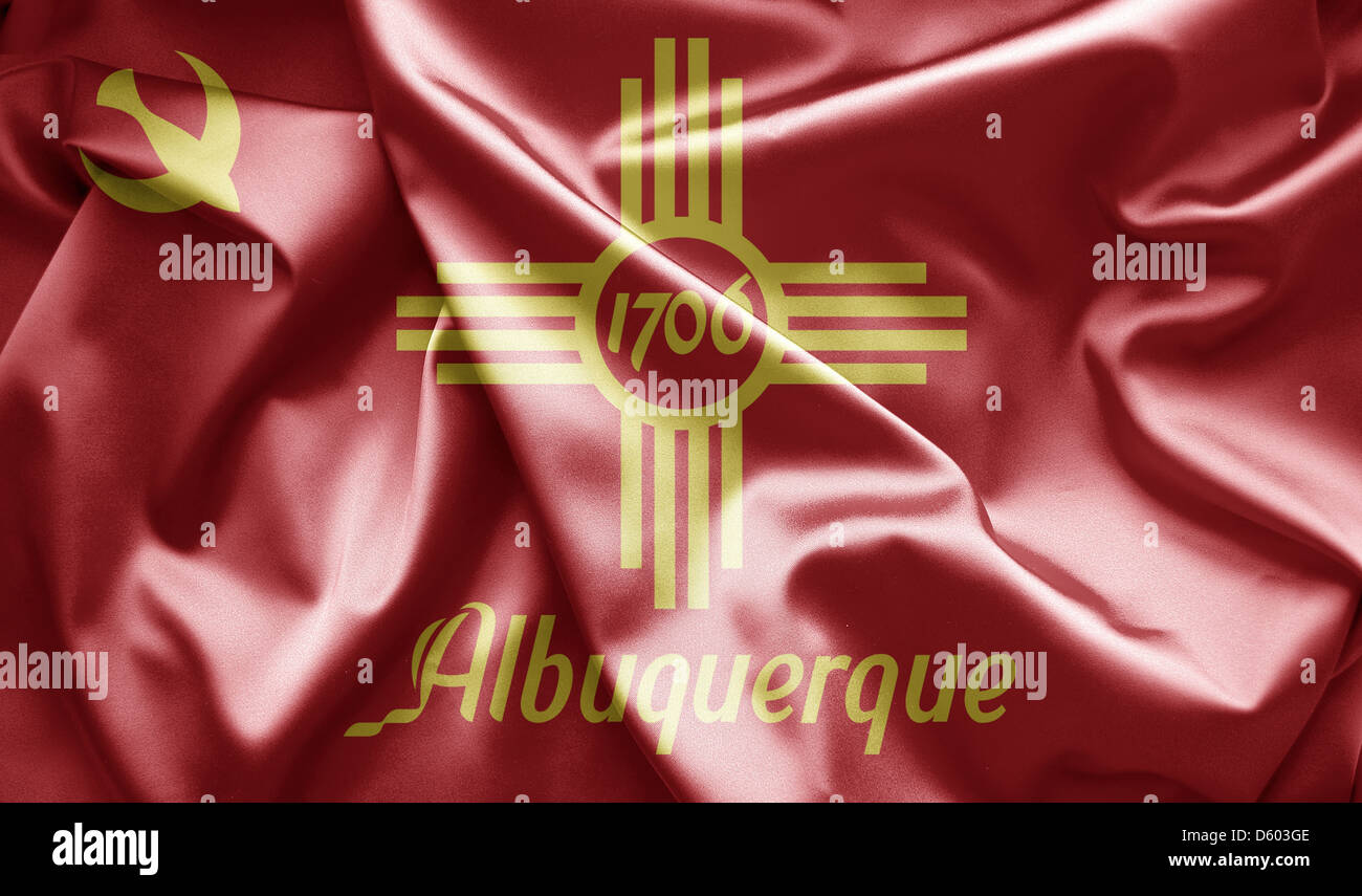Albuquerque flag hi-res stock photography and images - Alamy