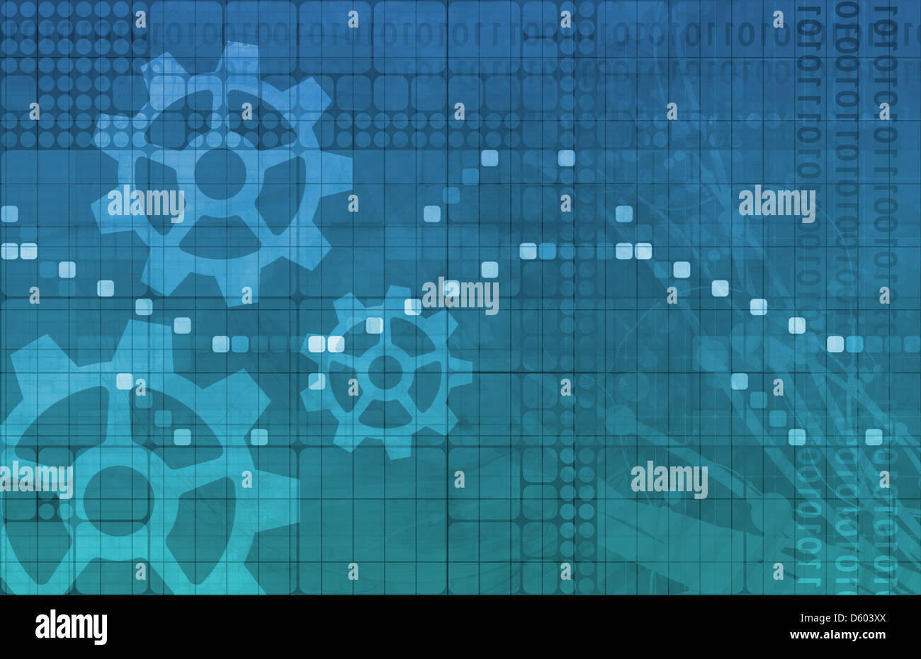 Systems Development with New Technology as Art Stock Photo - Alamy