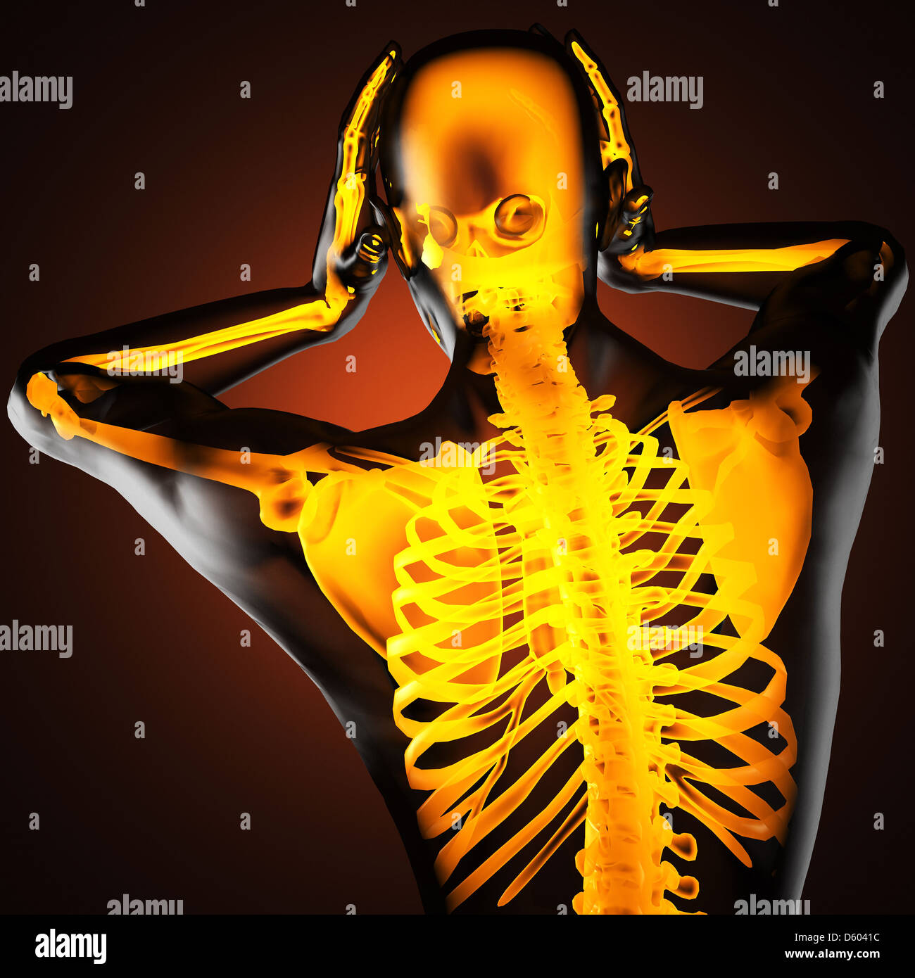 human radiography scan Stock Photo - Alamy