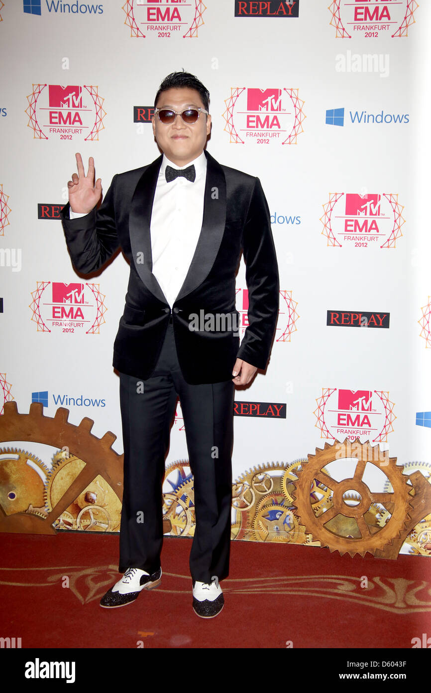 South Korean pop singer Psy arrives for the MTV Europe Music Awards ...