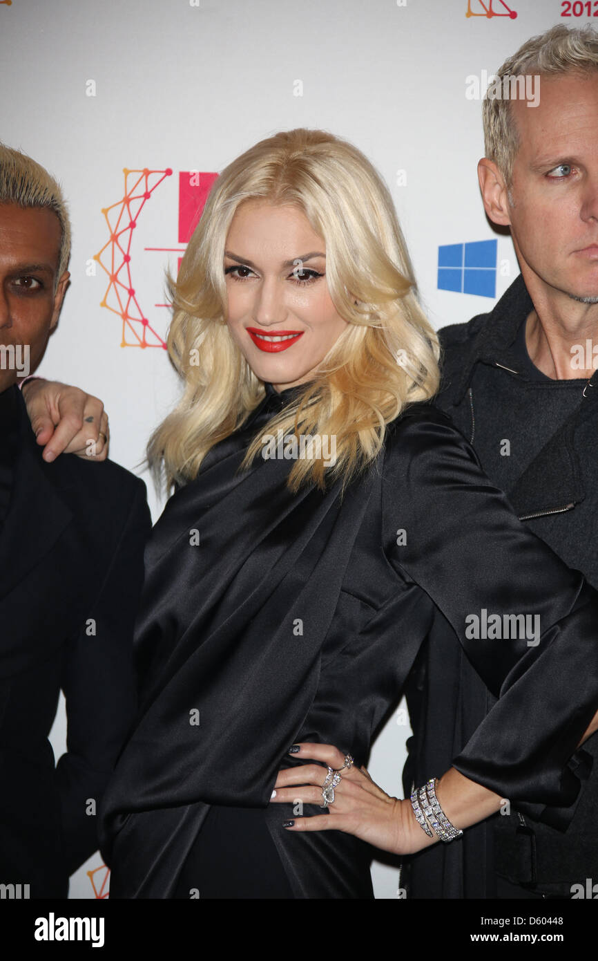Singer Gwen Stefani of 'No Doubt' arrives for the MTV Europe Music ...