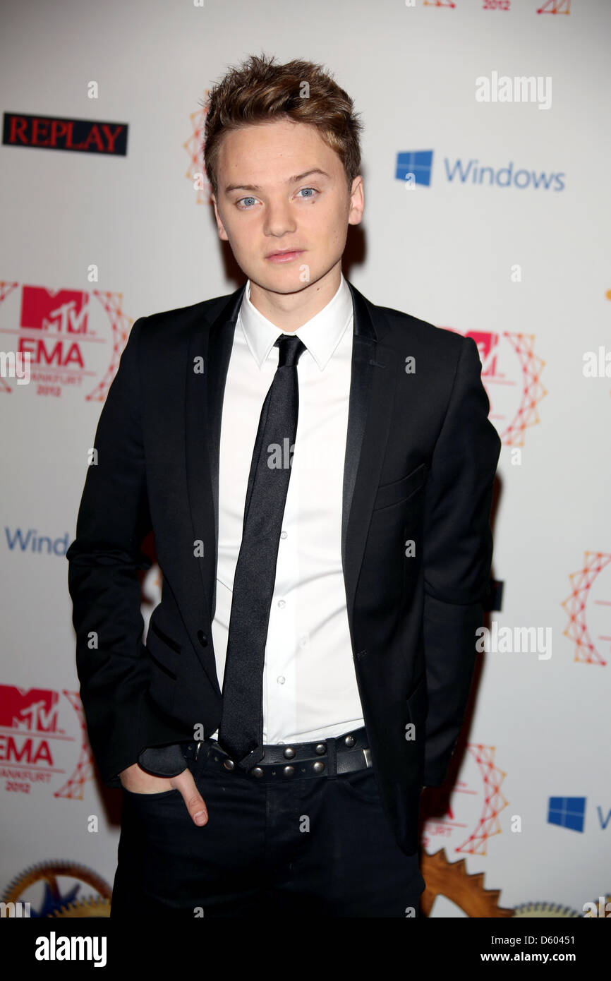 Brtish singer Conor Maynard arrives for the MTV Europe Music Awards ...