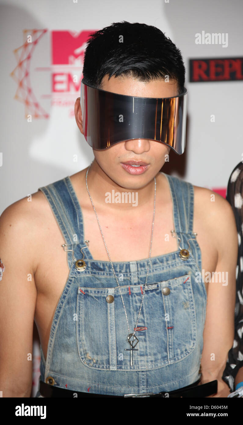 Filipino fashion blogger Bryanboy arrives for the MTV Europe Music ...