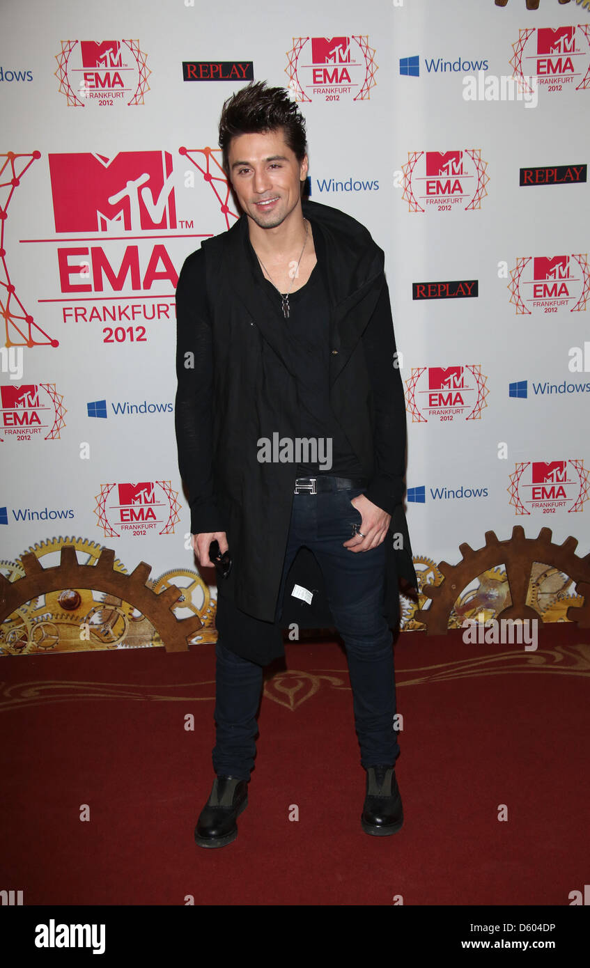 Russian singer Dima Bilan arrives for the MTV Europe Music Awards (EMA ...