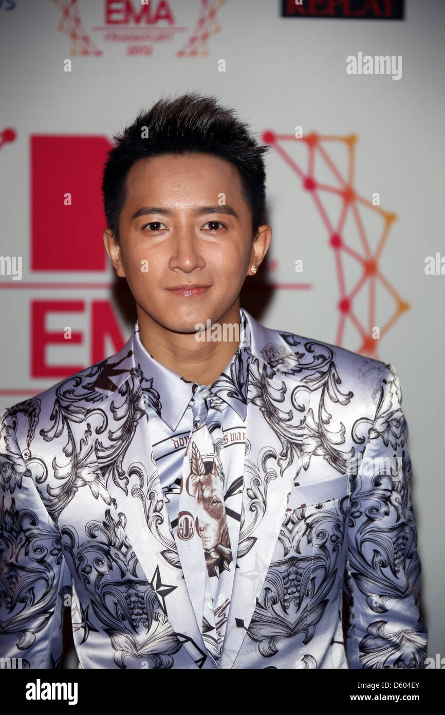 Chinese singer Han Geng arrives for the MTV Europe Music Awards (EMA ...