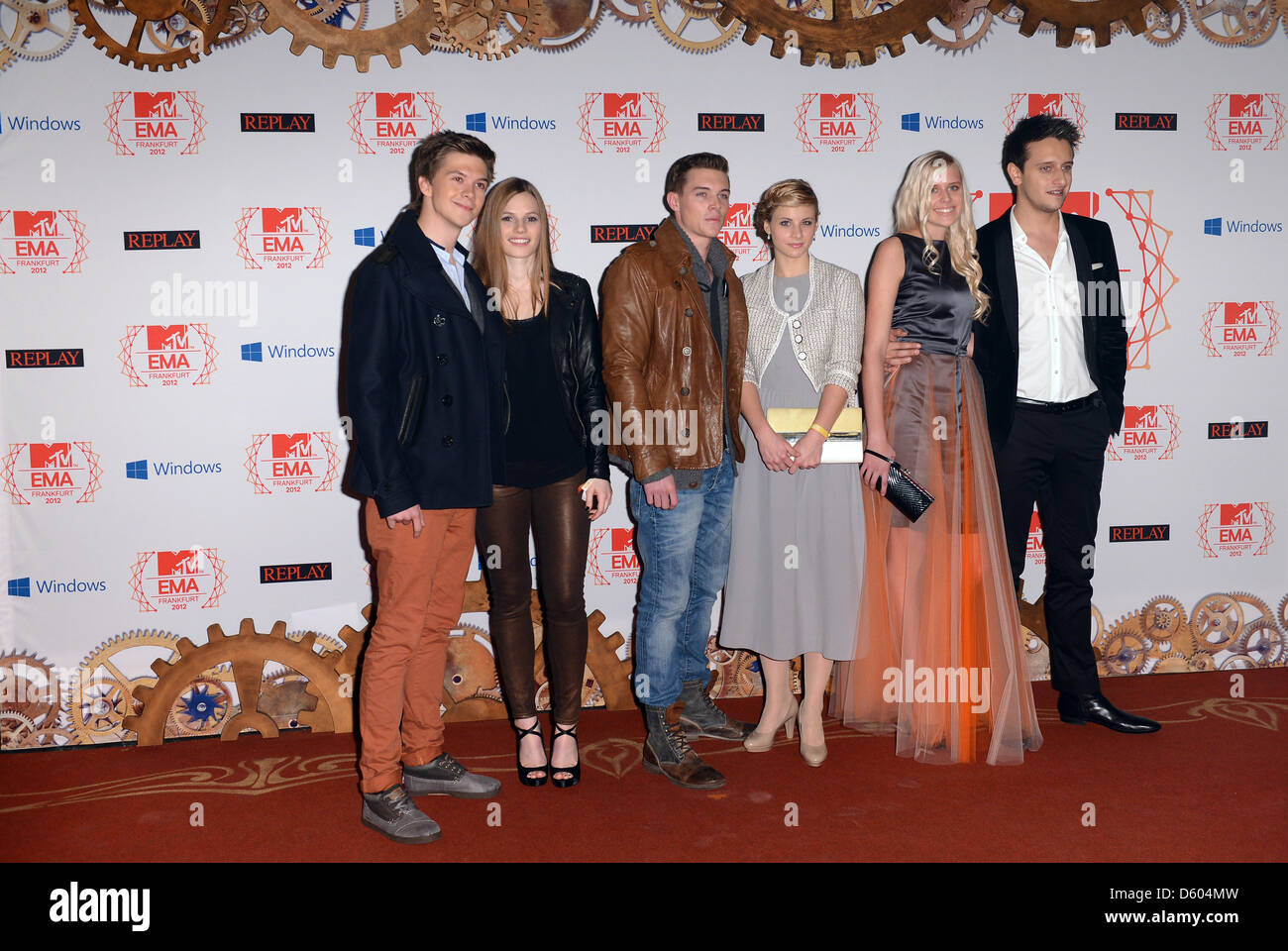 Cast members of Nickelodeon's 'Hotel 13' arrive for the MTV Europe ...