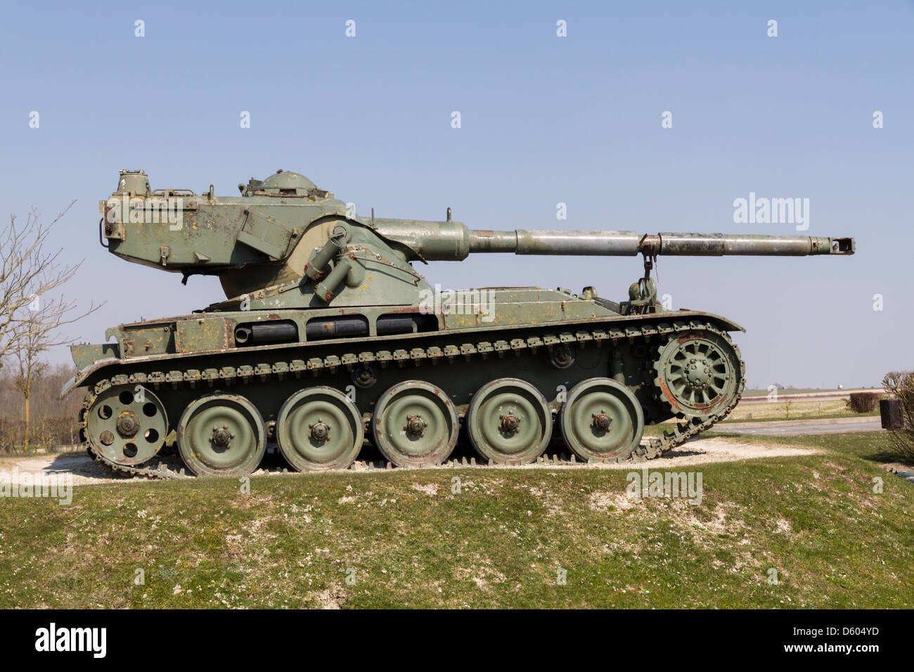 France Aisne Berry-au-Bac, memorial to first French use of tanks, AMX ...