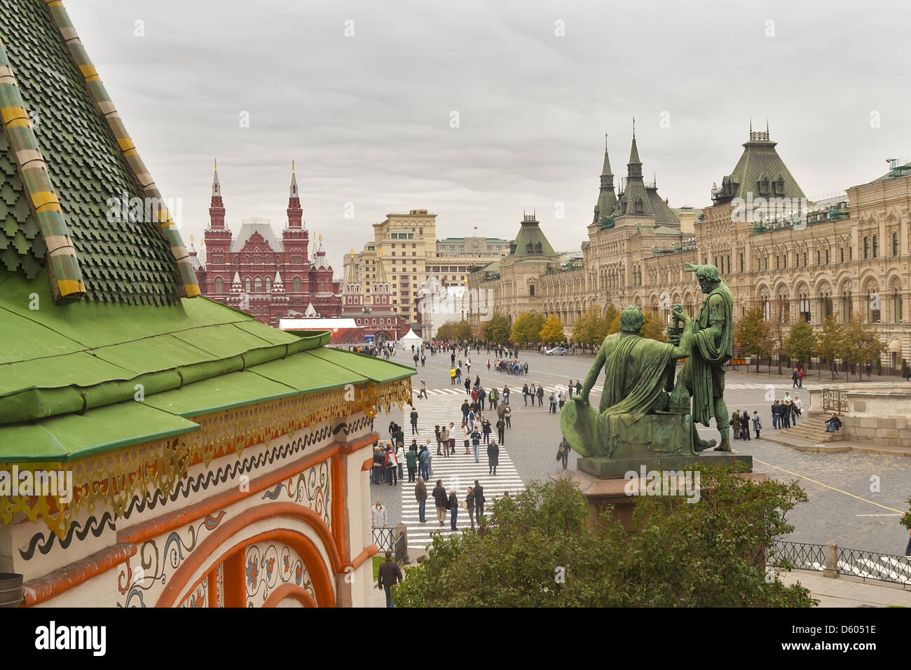 View of Red Square in Moscow Stock Photo - Alamy