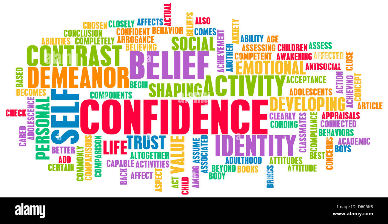 Confidence in Personal Belief and Self Developing Stock Photo - Alamy