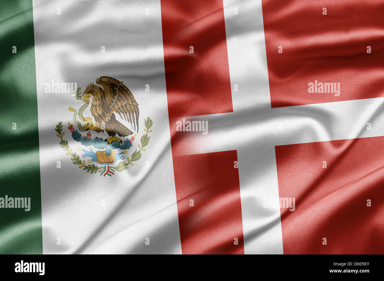 Denmark mexico flag hi-res stock photography and images - Alamy