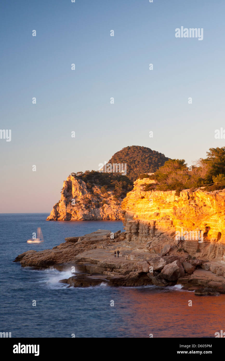 Punta de sa Galera cape near Sant Antoni de Portmany, Ibiza, Illes ...