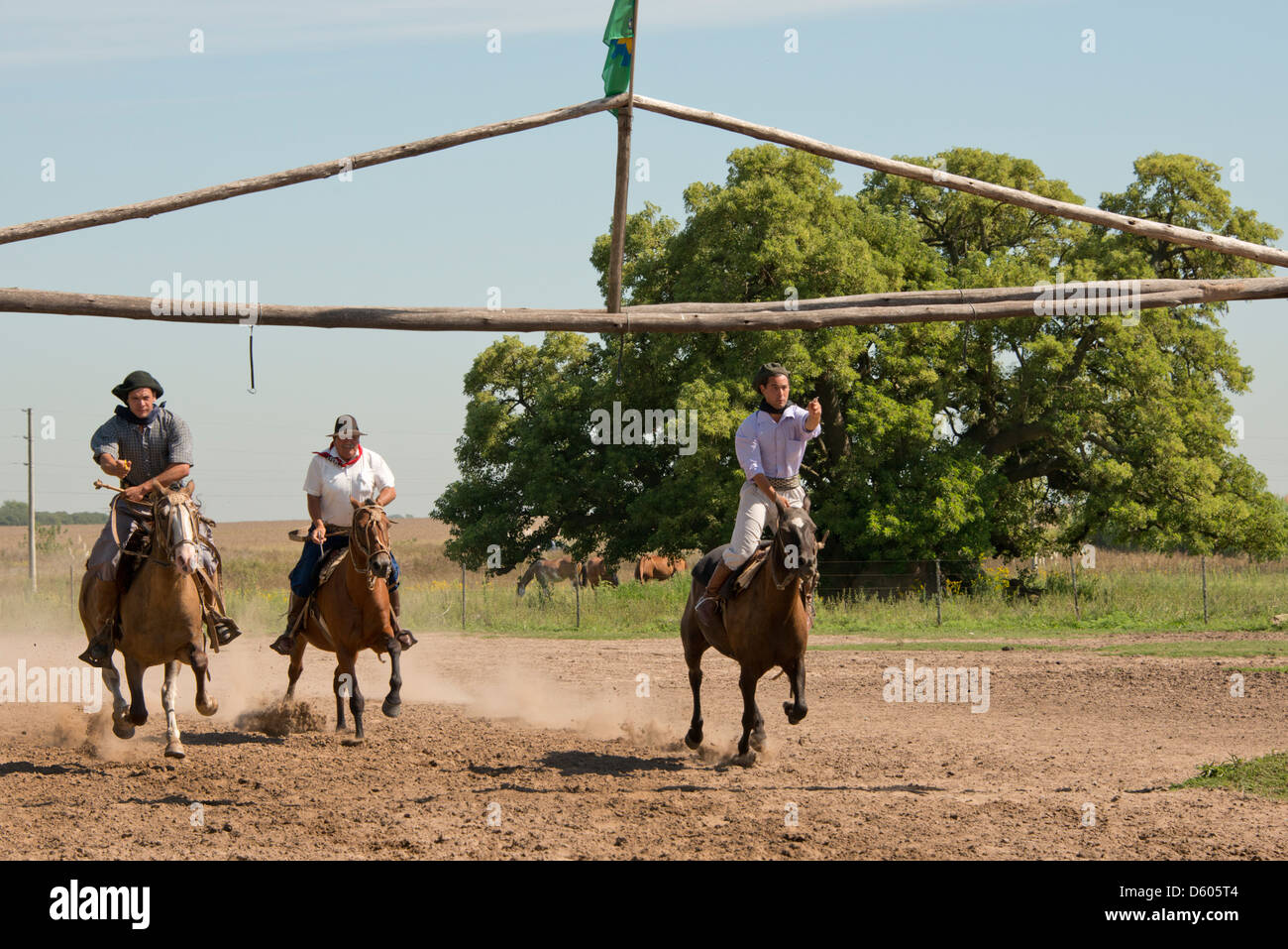 Argentina, Buenos Aires, Estancia Santa Susana. Traditional Argentine ...