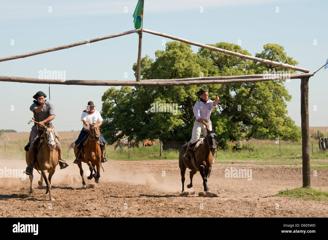 Argentina, Buenos Aires, Estancia Santa Susana. Traditional Argentine ...